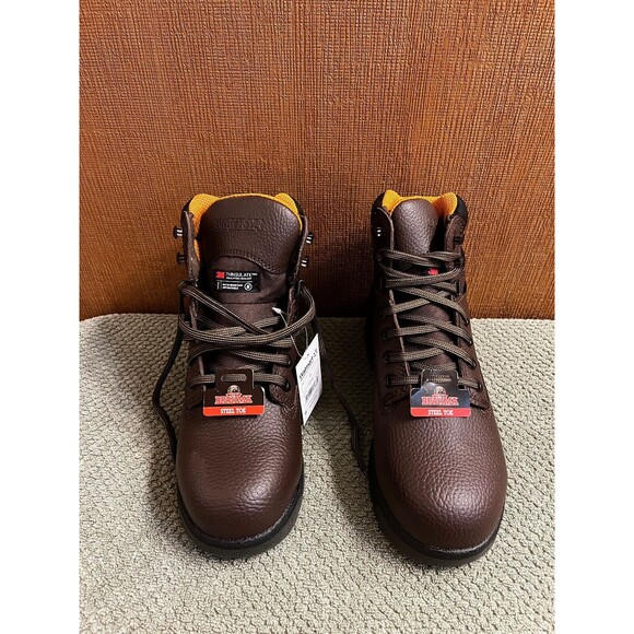 Brahma Shoes Brahma Mens Liner Waterproof 6 Steel Toe Work Boots 7